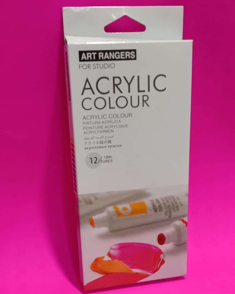 Acrylic colors Art Ranger Studio 12 color set 12ml | Daraz.pk