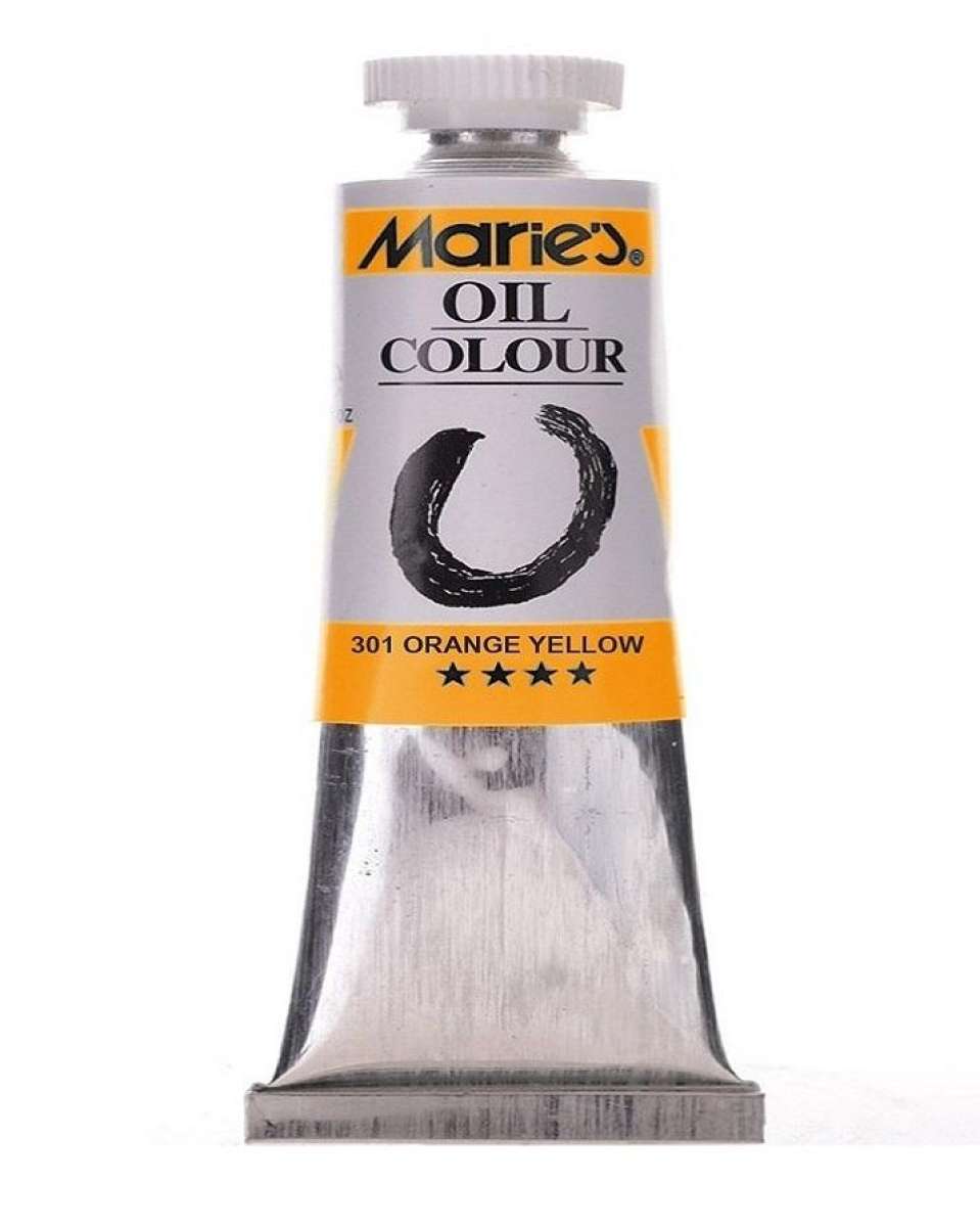 Marie's 50ml Oil Colors Paint Tubes-301 Orange Yellow | Daraz.pk