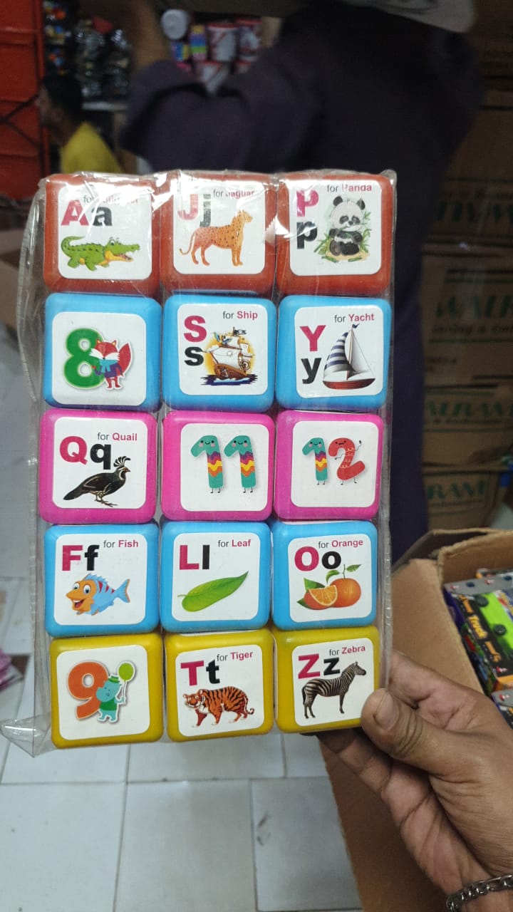 ABC Numbers Blocks for Toddlers - Alphabet And Number Blocks ...