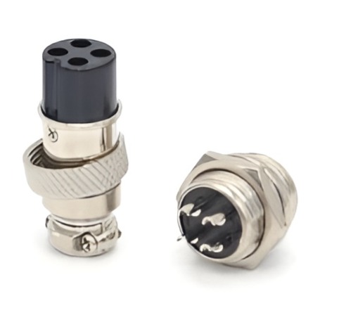 GX-16 16mm 4Pin MRS Round Shell aviation plug Connectors Male-Female ...