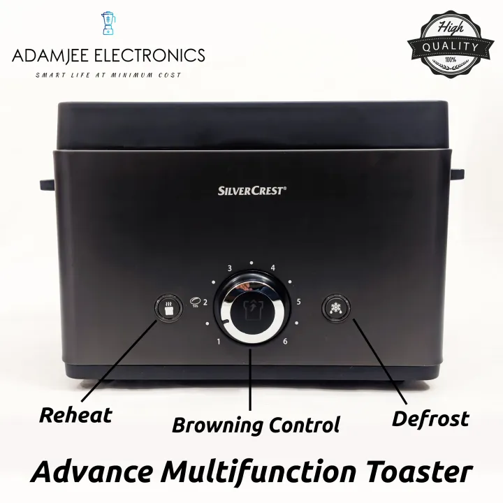 Silver Crest Bread Toaster STT 850 A1 - Adamjee Electronics