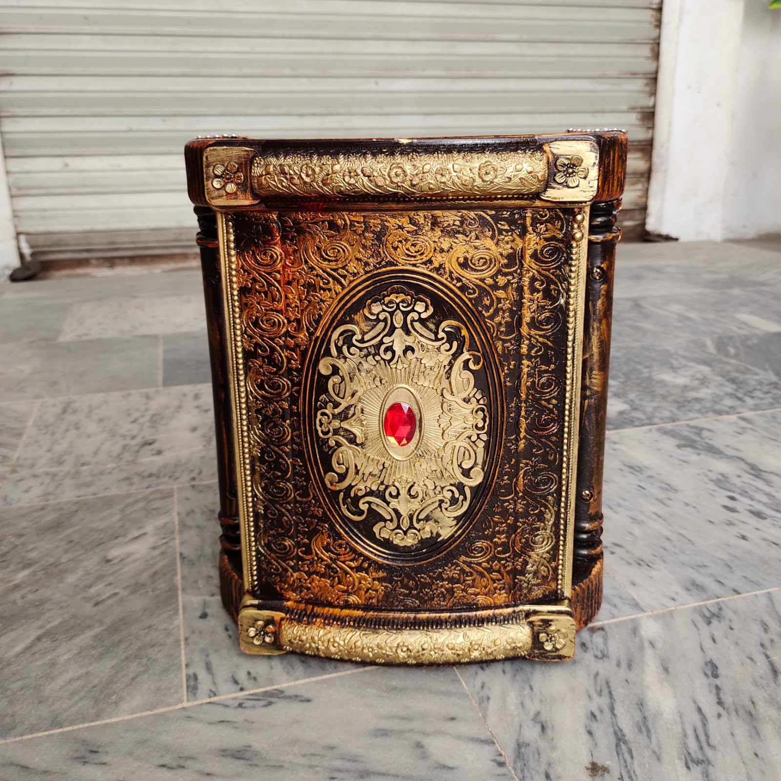 Pack of 2 Fancy Tissue Box and Dustbin for Room Decoration - Home Decor ...