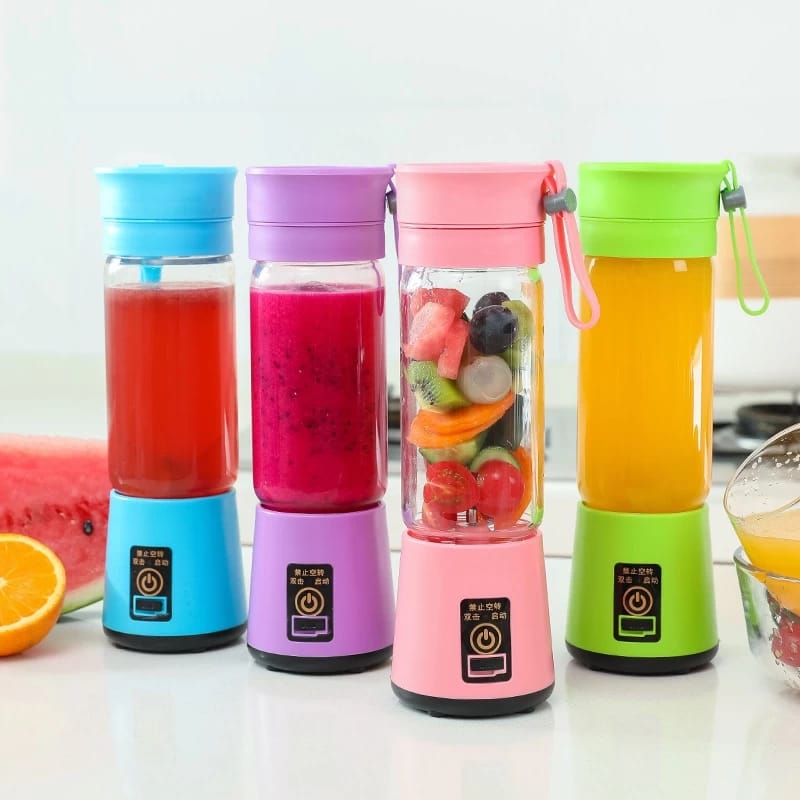 8 Blades USB Rechargeable Juicer Blender | Electric Blender With Safety ...