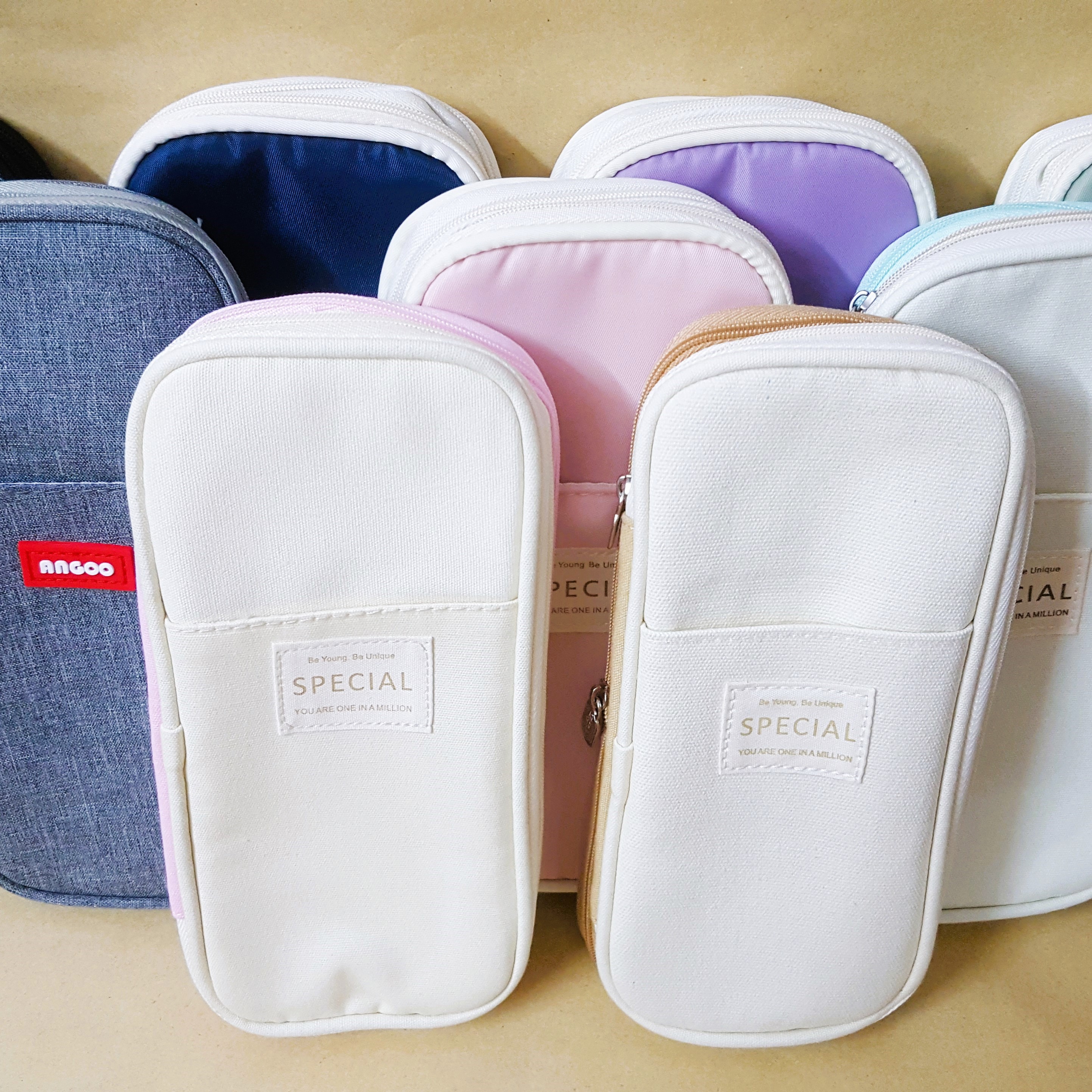 Large Capacity Expandable Stationery Case - ANGOO Expandable Pencil ...