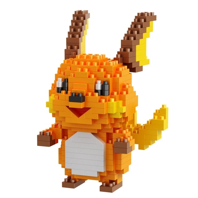 34 Styles Small Building Pokemon Blocks Small Cartoon Picachu Animal ...