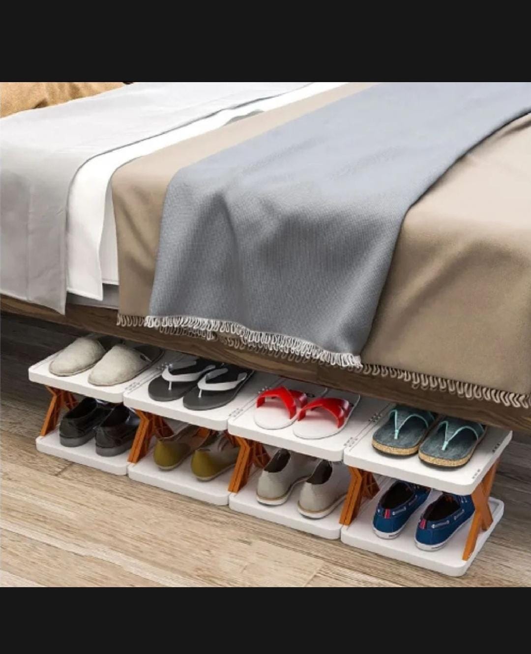 Z.M. set of 4, 2 story shoe rack, mini shoe rack,small size shoe rack ...