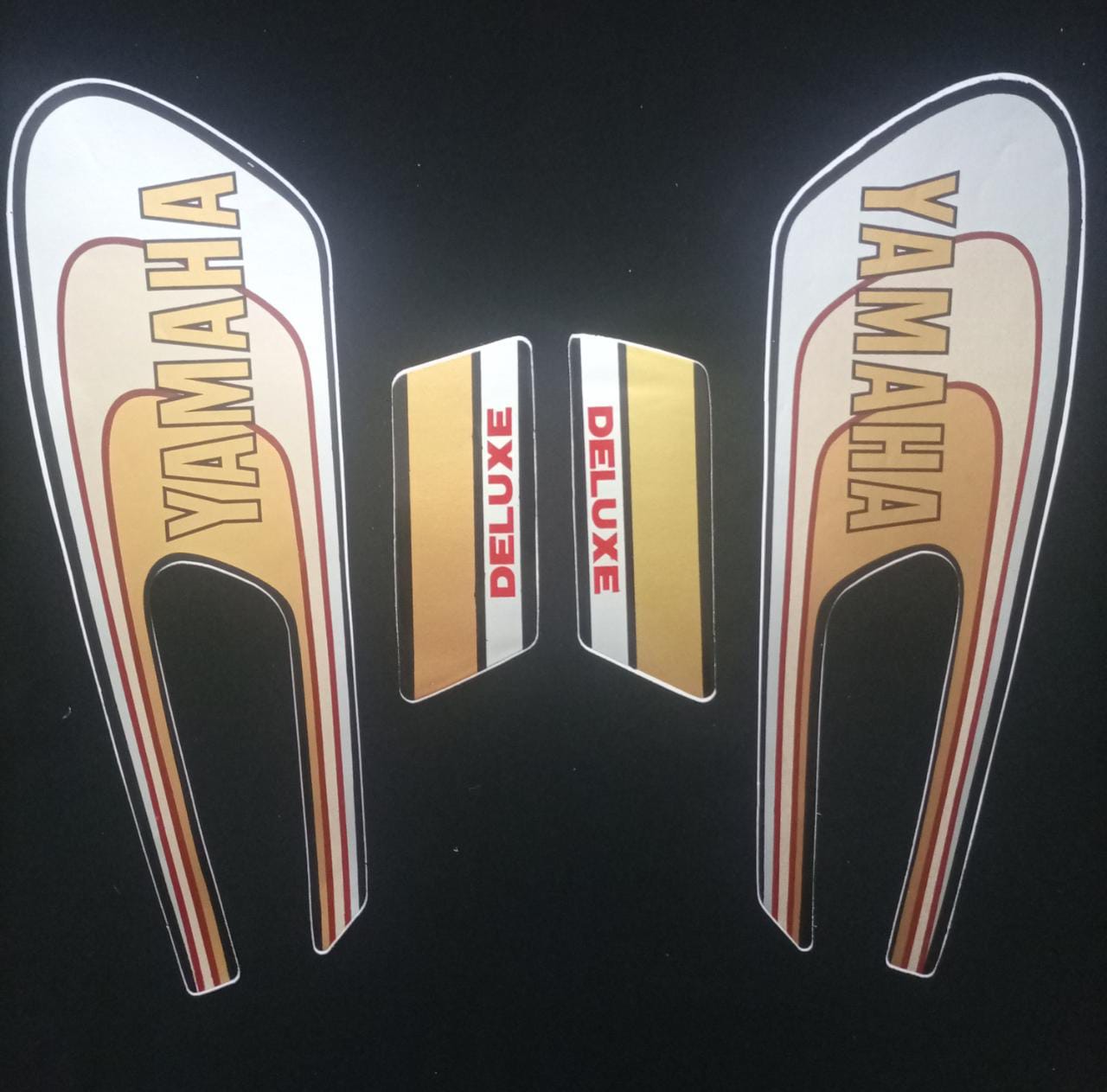 YAMAHA ROYAL 100CC Tanki Tapa Sticker 1989 ModeL ( YB100 COMPLETE SET ...