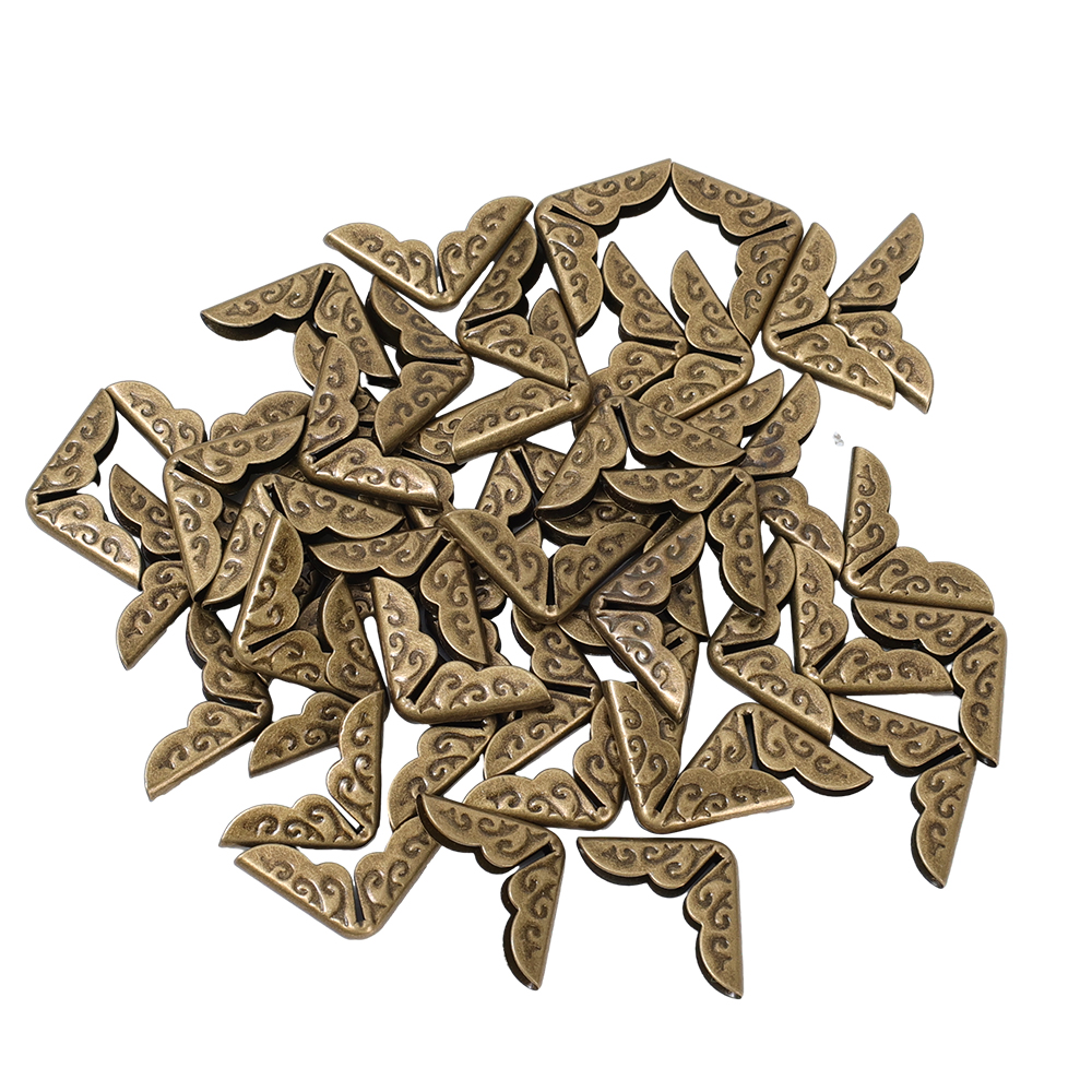 50Pcs/Set Photo Album Phase Frame Corner Protector DIY Gift Wooden Case ...