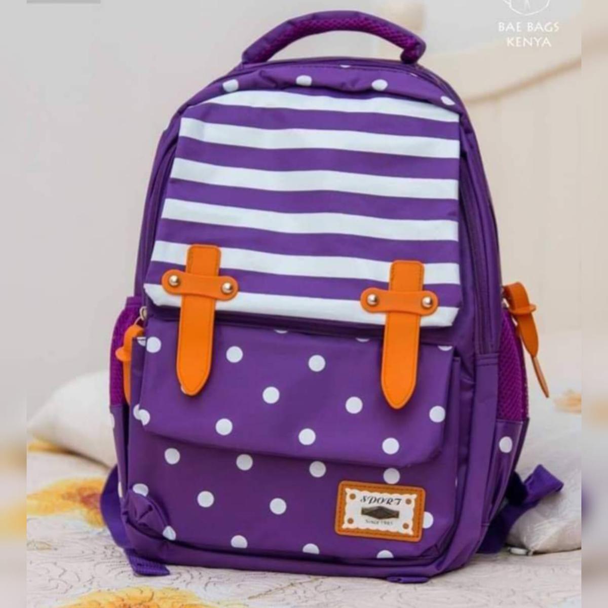 high quality school bag dotted design | Daraz.pk