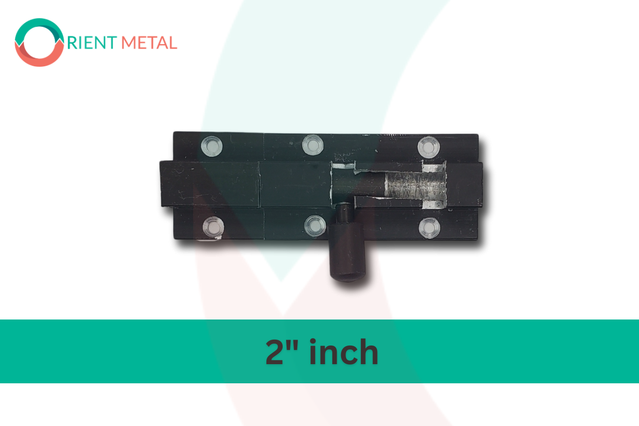 Orient Metal 2 Inch Aluminum Tower Bolts Chatkhani Kundi Lock Easy ...