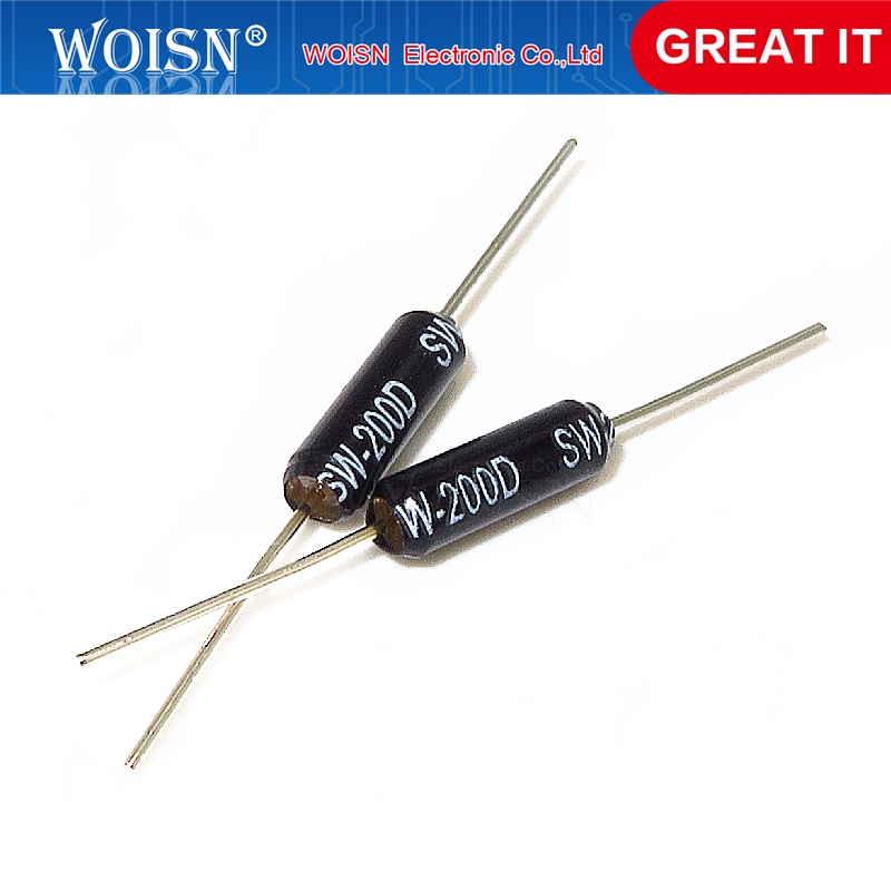 10pcs/lot SW-200D Vibration switch Ball switch Tilt switch Double bead ...