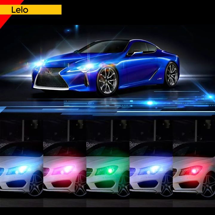 Car Remote Control head light parking bulbs multi color & Flasher ...