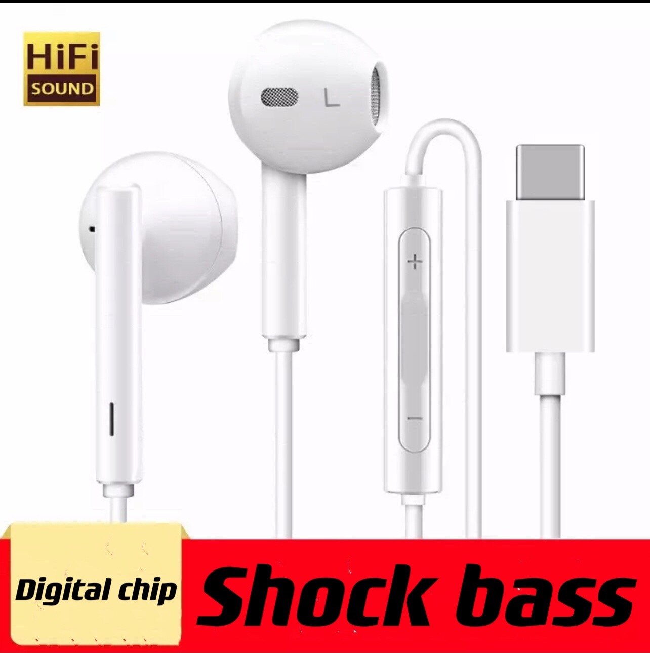Handfree – Type c Handfree – Earphones – Android Handsfree - Stereo ...
