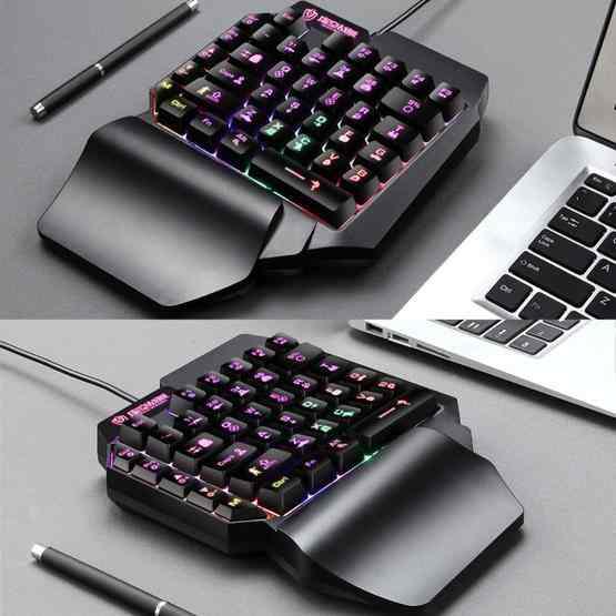 CLAIR F6 ARCHER: One-Handed RGB Gaming Keypad, 39 Keys, 2 Macros, USB ...