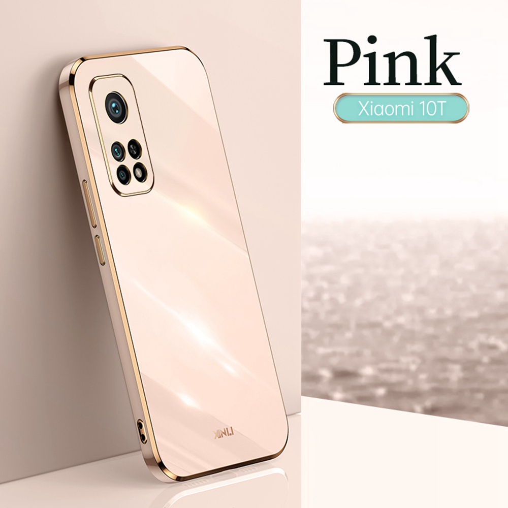 Luxury 6D Gold Plating Casing Xiaomi Mi 10T Pro 5g Soft TPU Case Xiomi ...