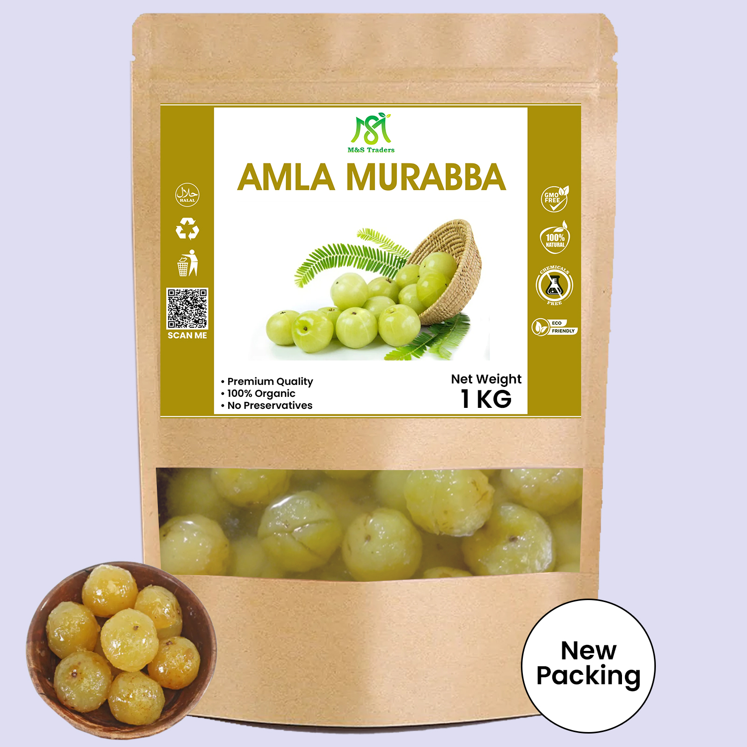 Fresh Amla Murabba Preserve - 1 KG | Daraz.pk