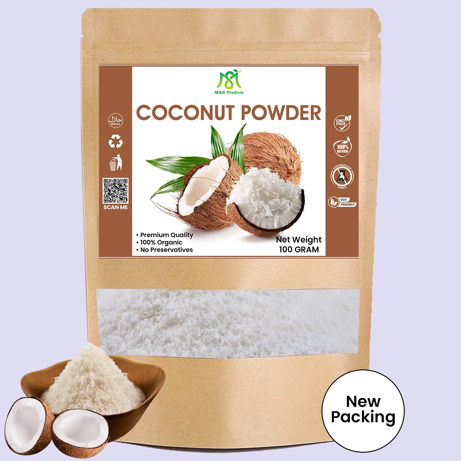 Dry Coconut Powder / Flour (Khopra / Narial / Nariyal Powder) - 100 ...