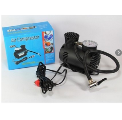 Portable 12V 90W 250 PSI Electric Car Tyre Air Compressor - Blue Box ...