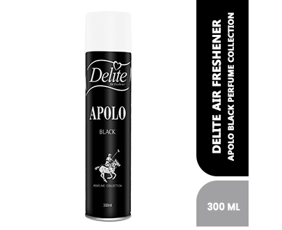 Delite Air Freshener Apolo Black 300ML Perfume Collection. | Daraz.pk