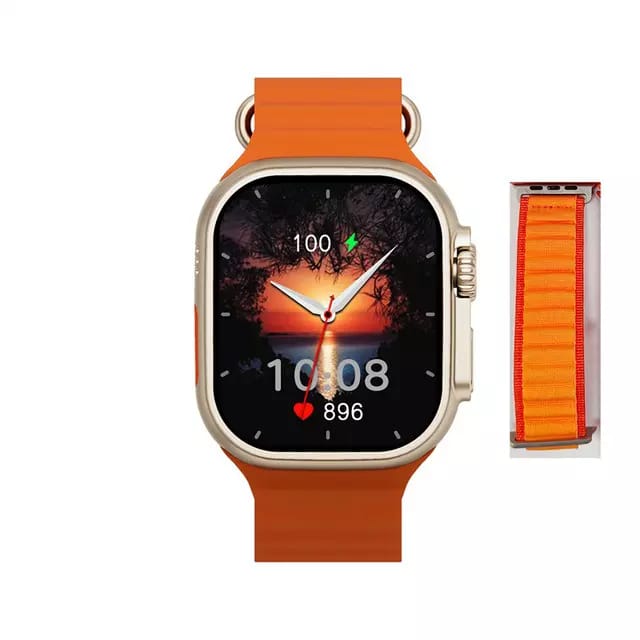 Jx9 ultra Smart watch 3 color available Malta orange Jet | Daraz.pk