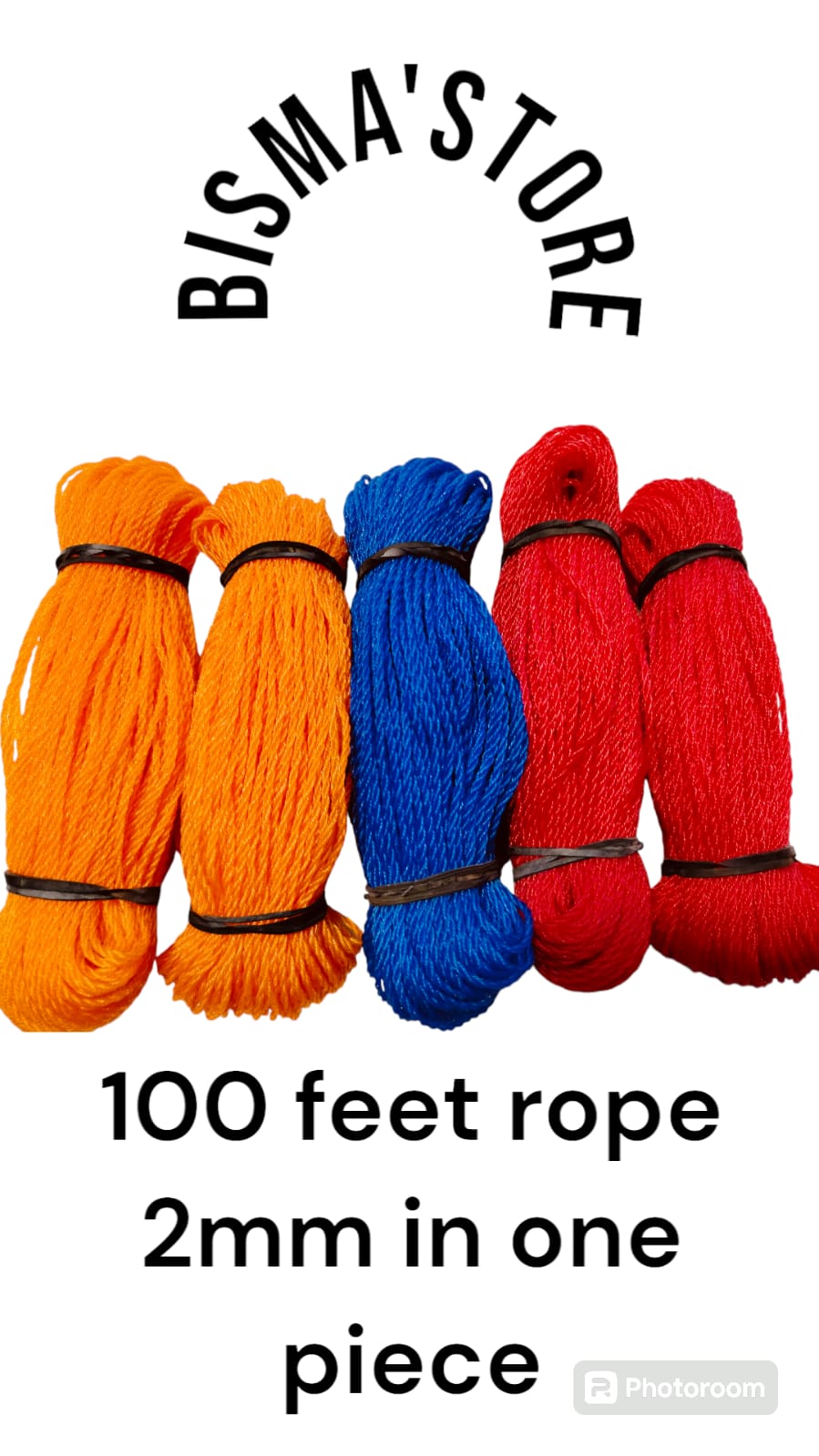 plastic rope 2mm thick 100 feet length for tie items and rapping | Daraz.pk