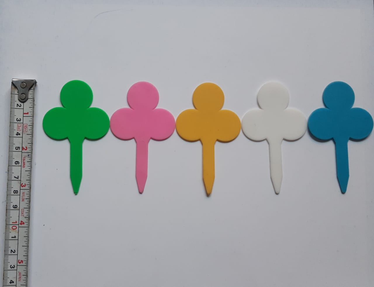 10pcs Tags, Flags Plants Tags Decoration Garden Labels Plum-shaped ...
