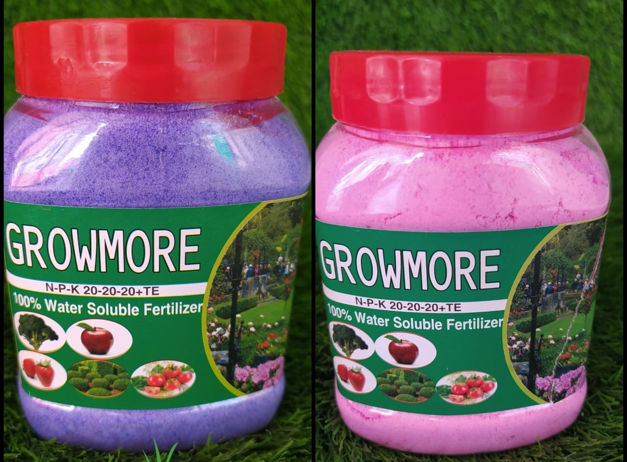 NPK 20-20-20+TE 100% Imported half Kg (500 gm) Water Soluble Fertilizer ...