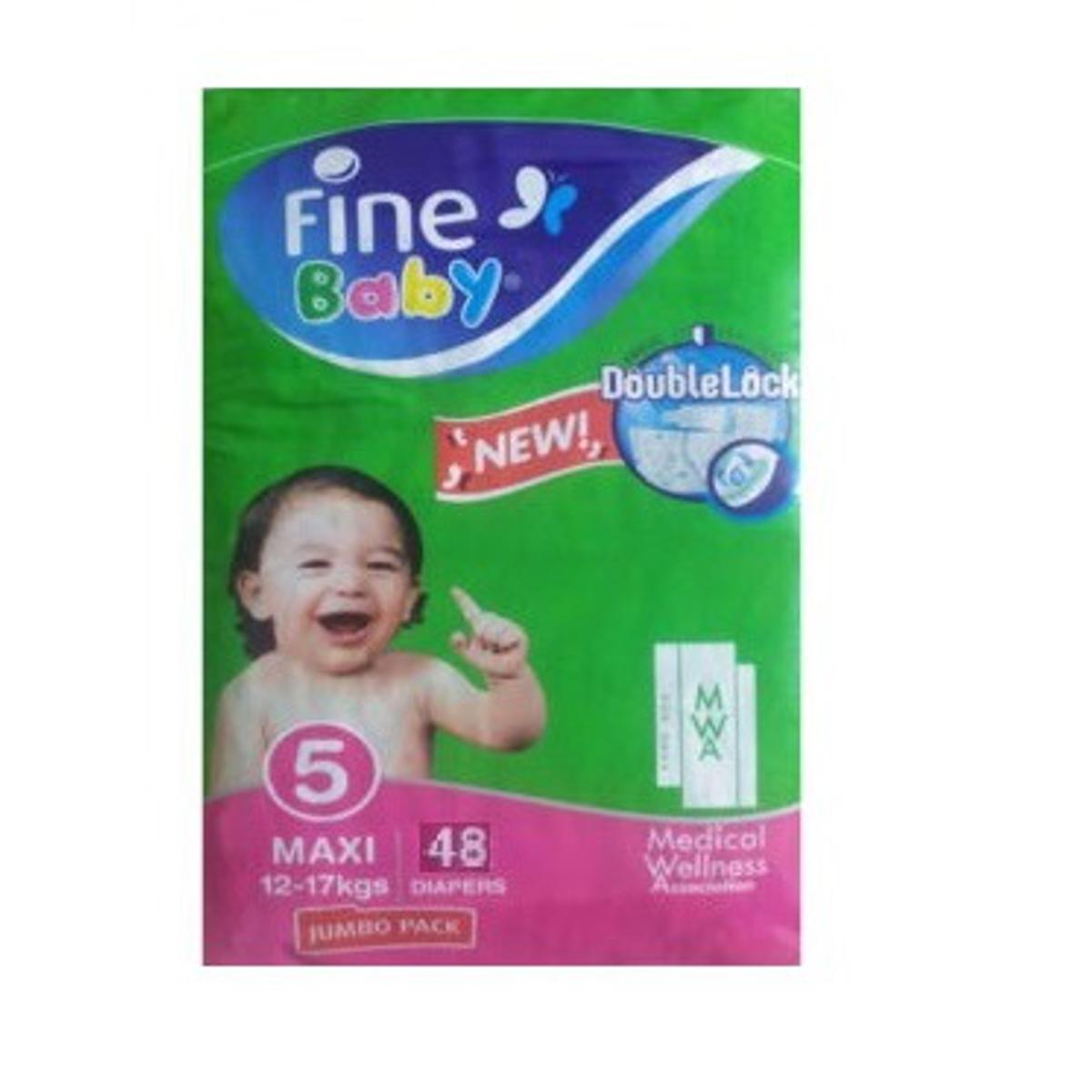 Fine Baby Diapers Jumbo pack Size 5 | Daraz.pk