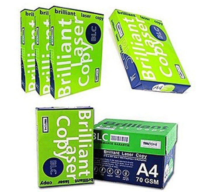 pack of 2 A4 Size BLC Paper 70 Gram imported printer paper 1 ream ...