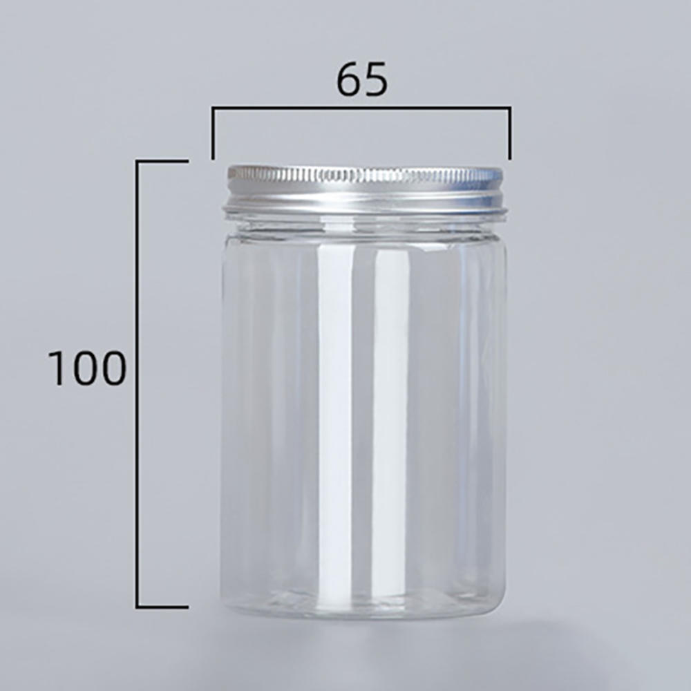 Aluminum Lid Transparent Food Storage Containers Transparent Diameter ...