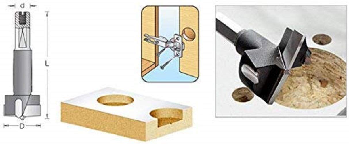 Concealed Hinges Drill Bit for Wood (35mm) Dabi Kabza | Daraz.pk