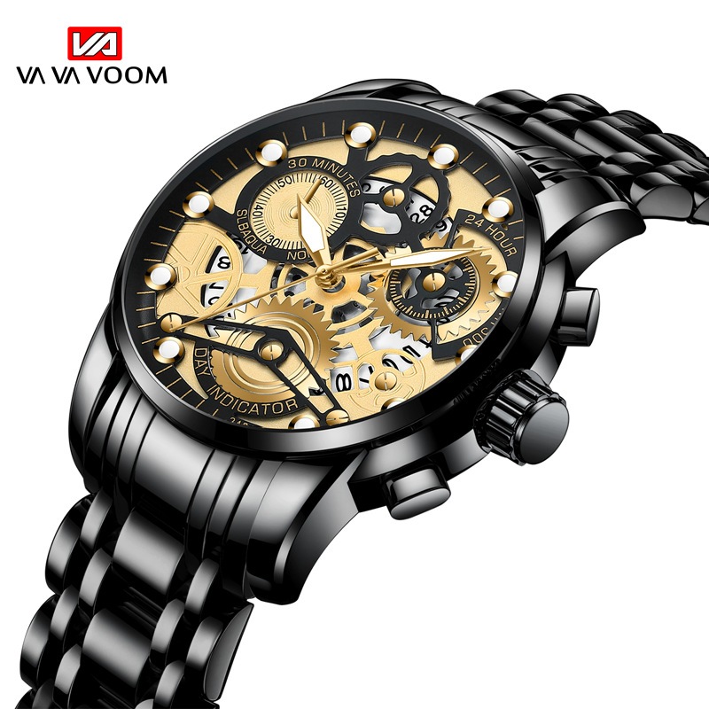 Men's Automatic Watch 30m Waterproof Double Sided Luminous Function ...