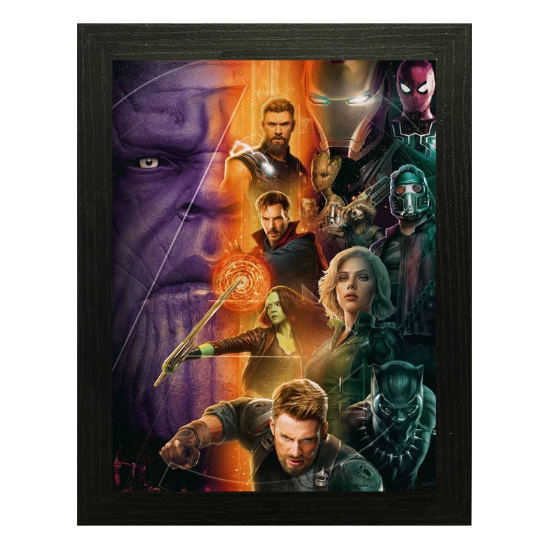 Avengers Movies Poster Frame, Marvel Framed Movies Poster - Raqeeq ...