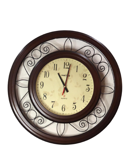 Wall Clock Wooden XL | Daraz.pk