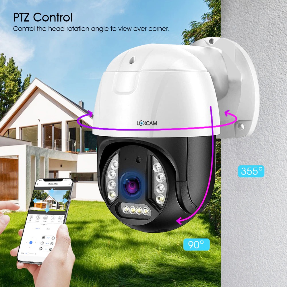 IP WIFI camera Wireless Network Hotspot motion detection Outdoor CCTV ...