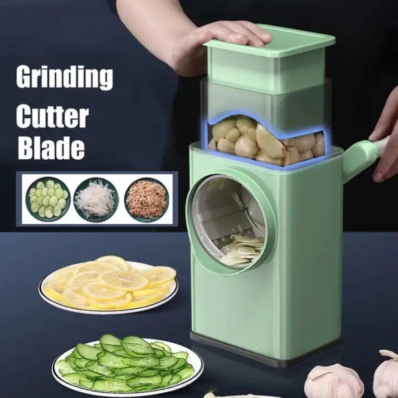 3 In 1 Set Manual Vegetable Slicer Roller Multifunction Vegetable ...