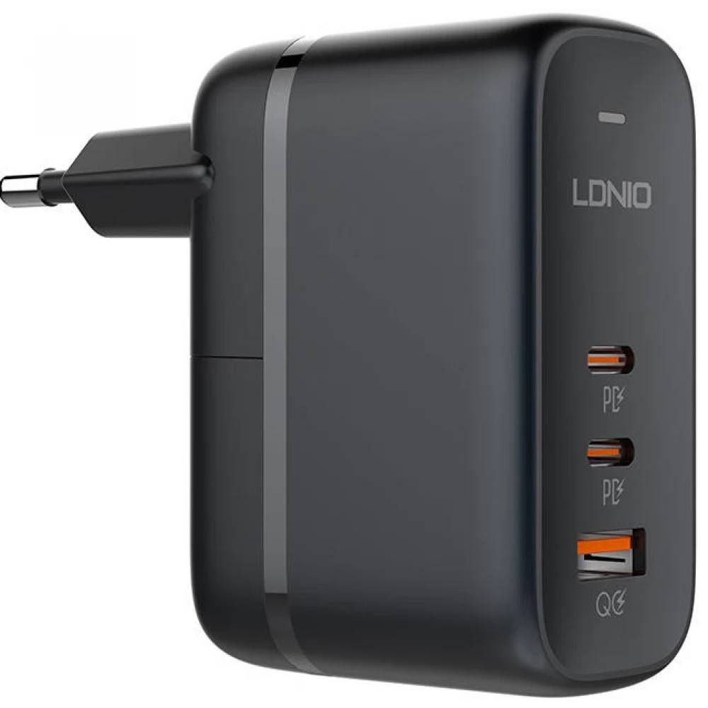 Ldnio Q366 65W GaN Super Fast Charger EU Plug With Type-C To Type-C ...