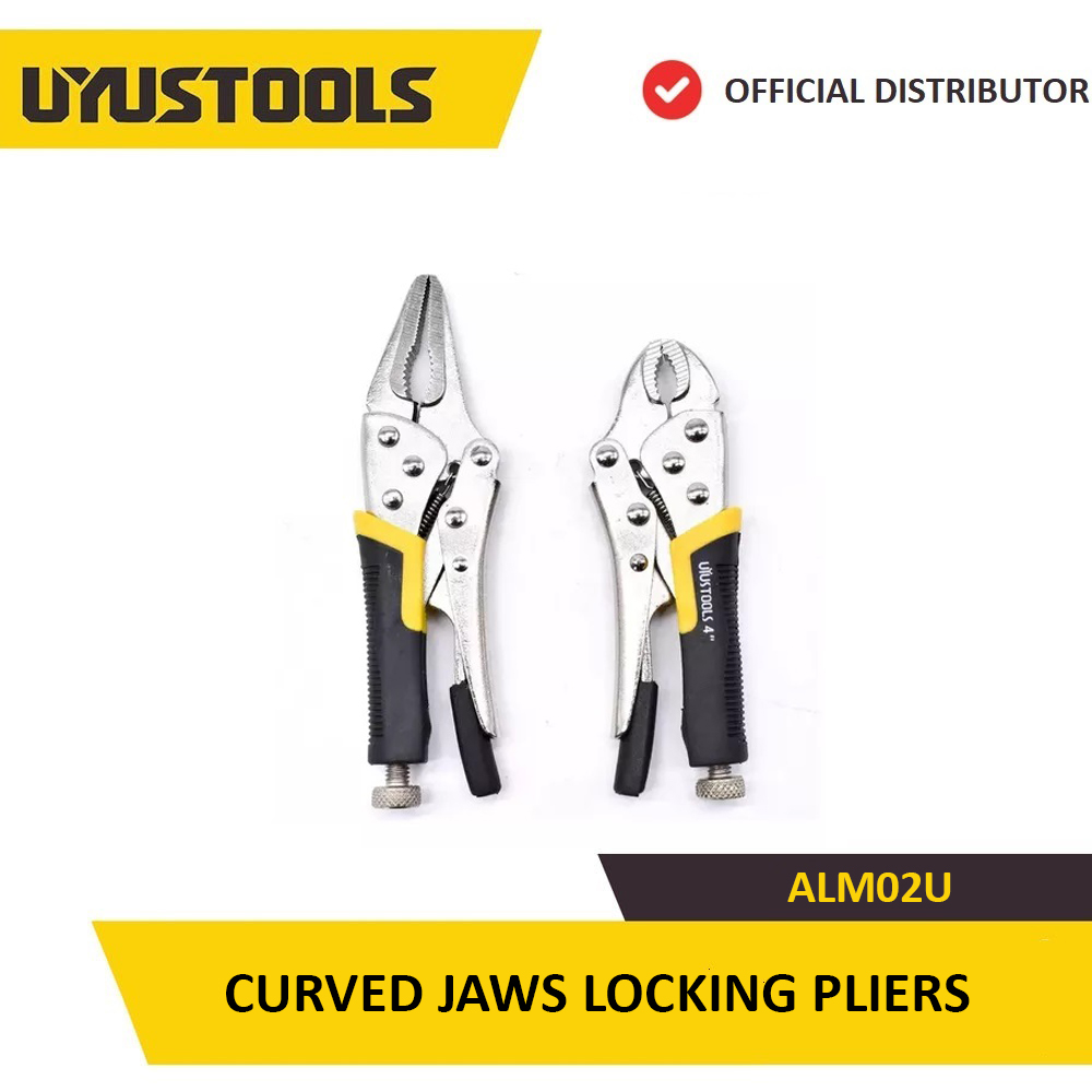 Curved Jaws Locking Pliers Heavy Duty Heat Treated - UYUSTOOLS ALM02U ...