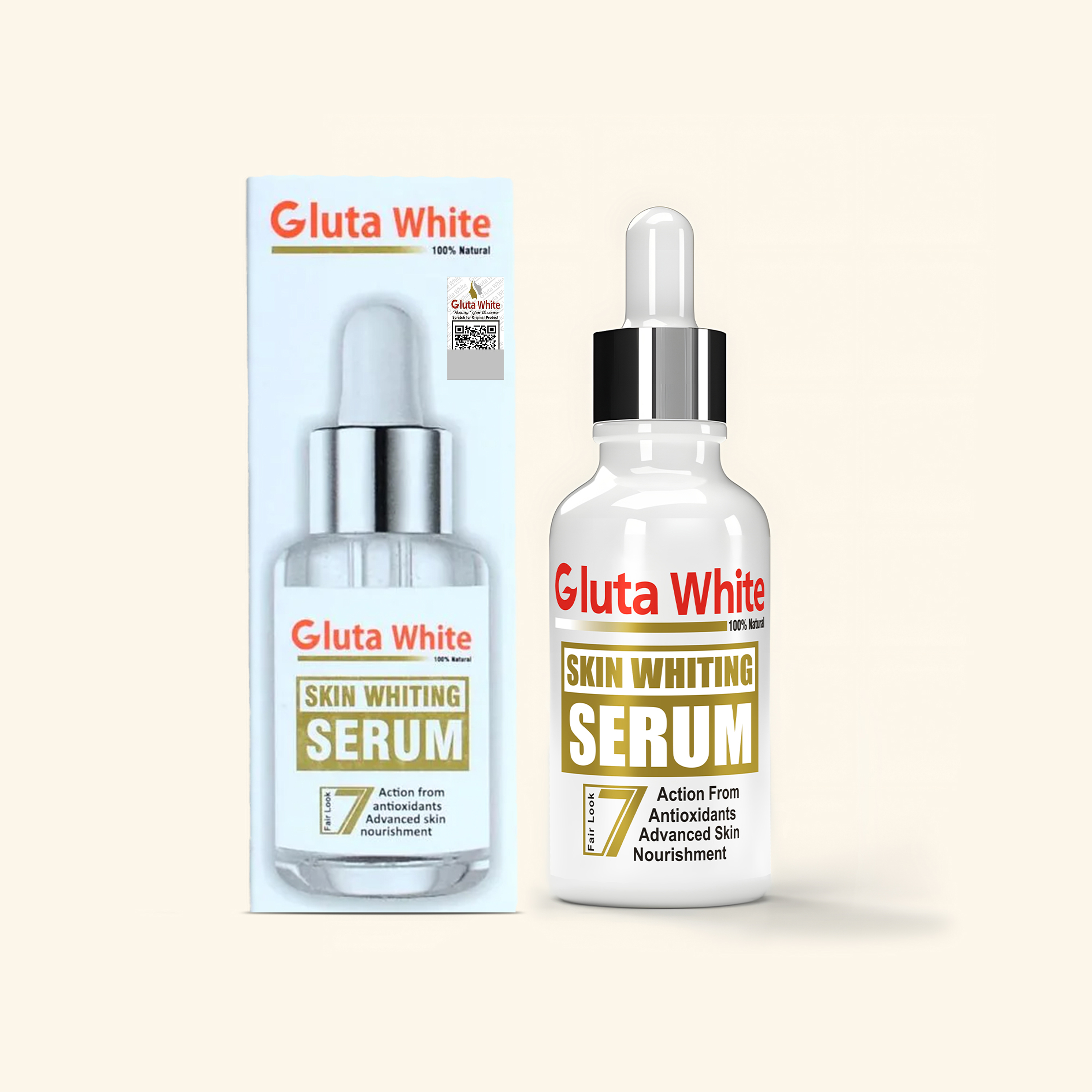 Gluta White Serum for Radiant Skin - Powerful Antioxidant Formula for ...