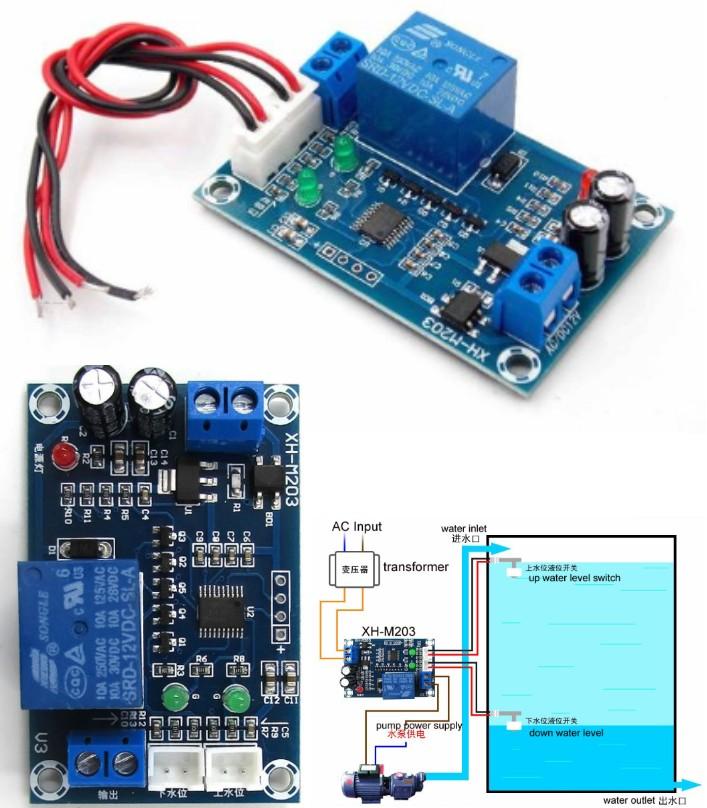 XH-M203 automatic water tank level controller pump | Daraz.pk