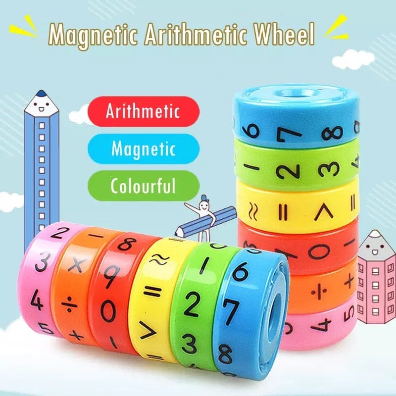"Magnetic Math Fun: Educational Plastic Toy for Children - 6 Piece ...