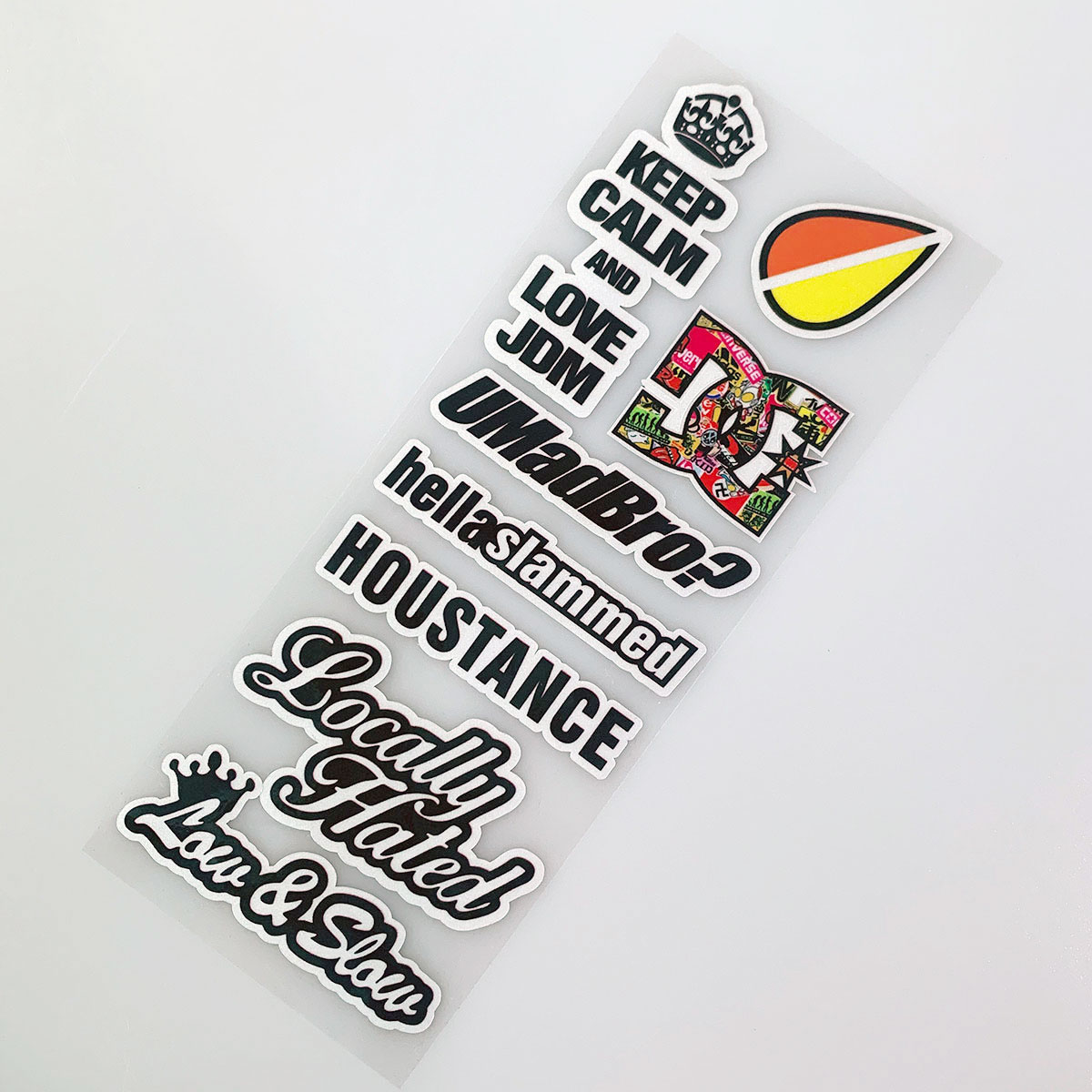 Reflective JDM Motorcycle Sticker Set A Win Win for Sponsor Brands ...