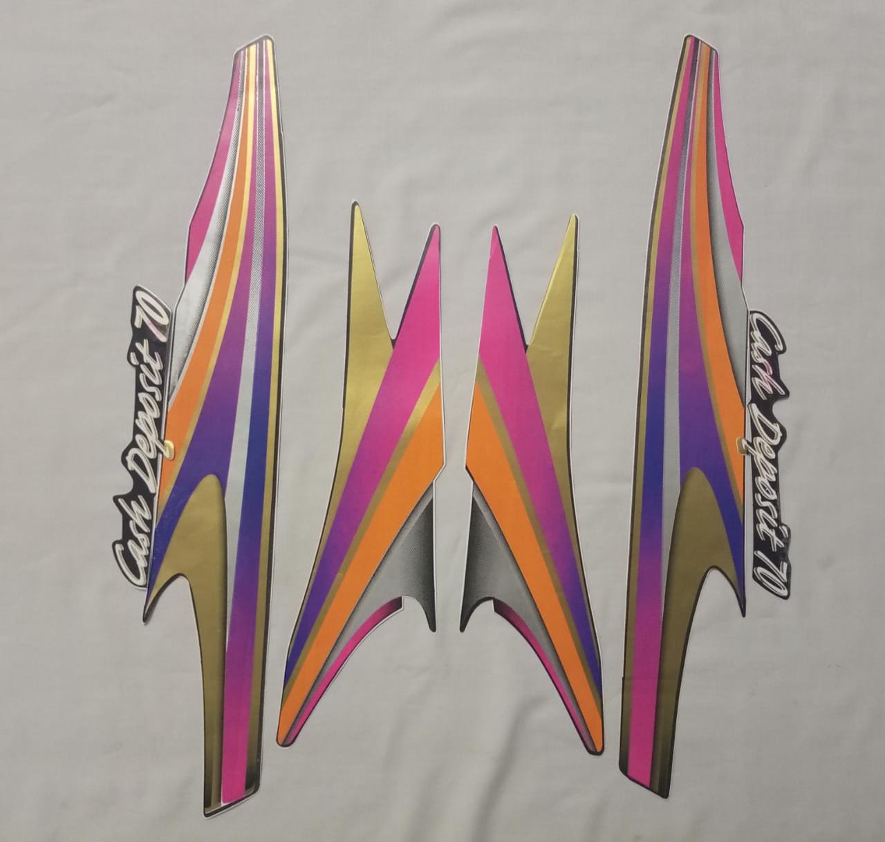 Tanki Tapa Sticker 2009 Model Honda 70 ( COMPLETE SET ) | Daraz.pk