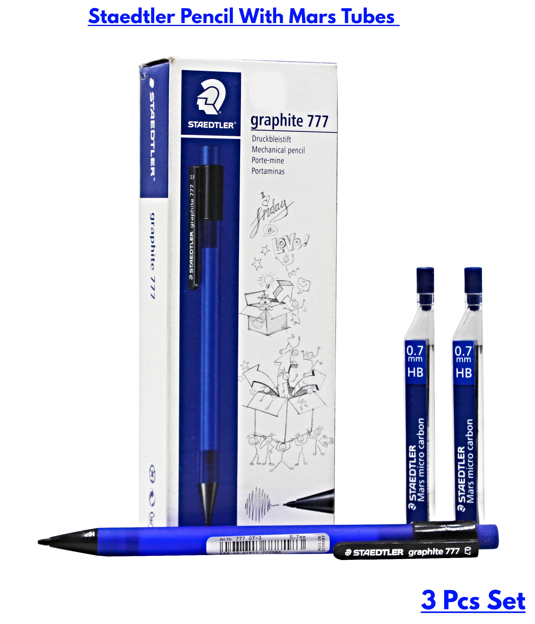Staedtler 777 Mechanical Pencil 0.7mm - Graphite Pencil, Mechanical ...