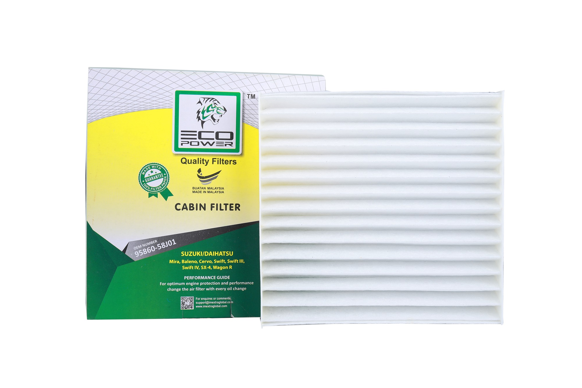 ECO POWER AC / CABIN FILTER FOR NISSAN MIRAGE, EK WAGON. DAYZ | Daraz.pk