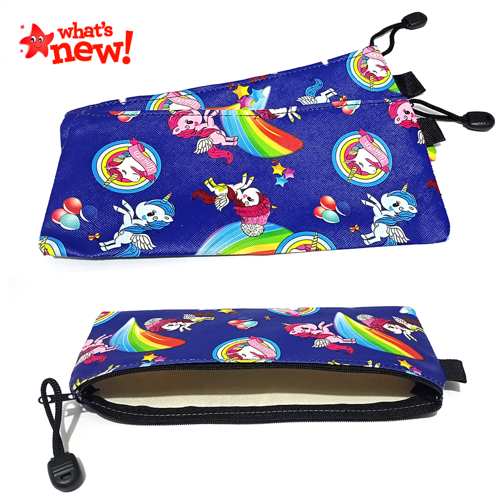 Unicorn Compact Pencil Case for kids,Zipper Pouch | Daraz.pk
