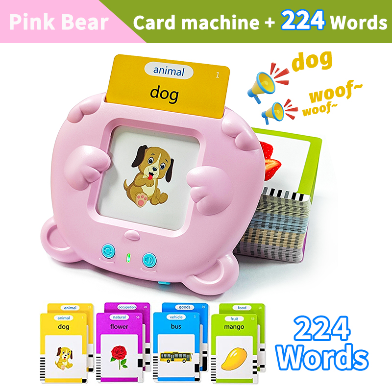 SAKURA Montessori Education Flash Cards Machine Early Educational ...