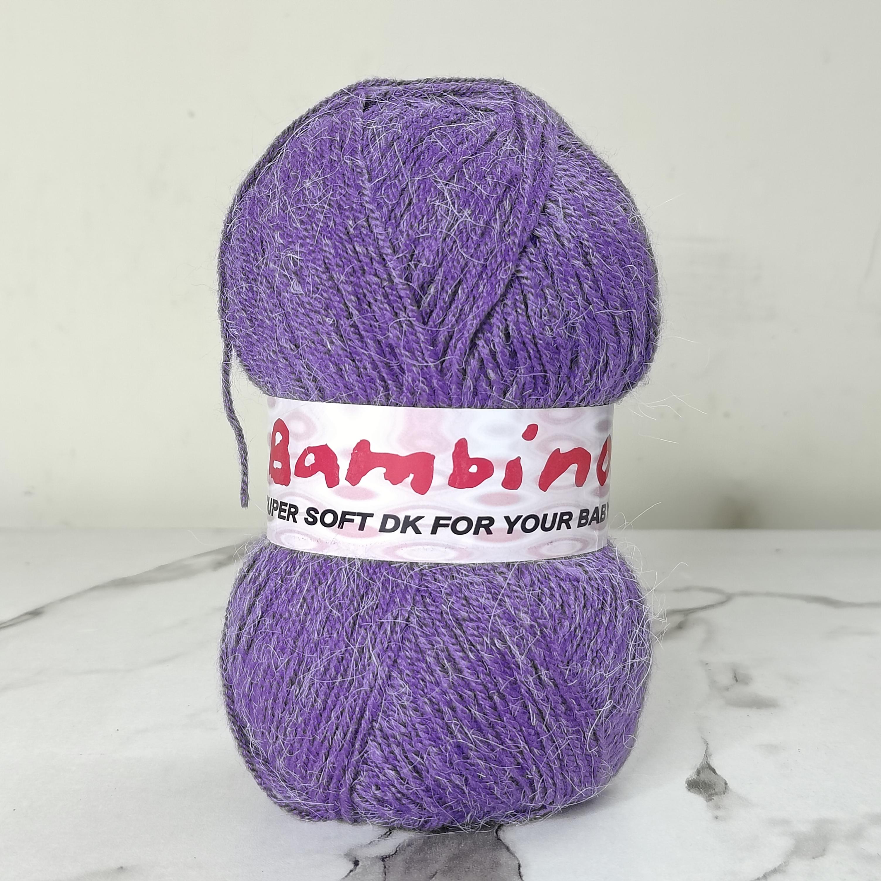 Bambino Super Soft Baby Yarn – 90-100 Grams, Premium Acrylic Knitting ...