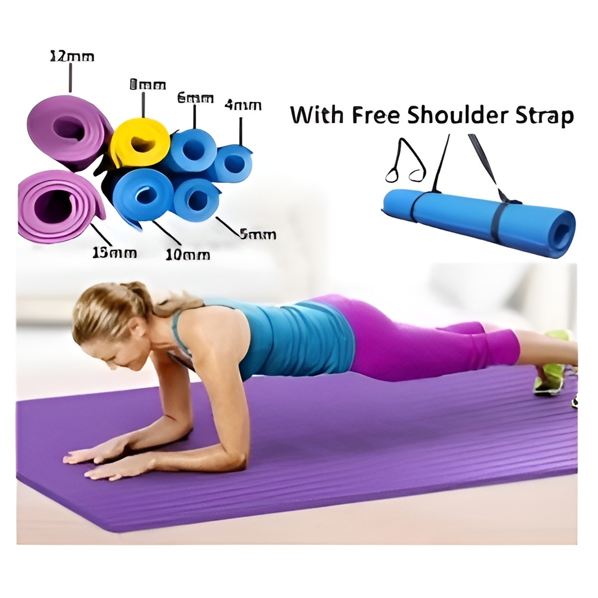 Best Quality 4mm Yoga Mat for Women and Men / original Anti Slip best ...
