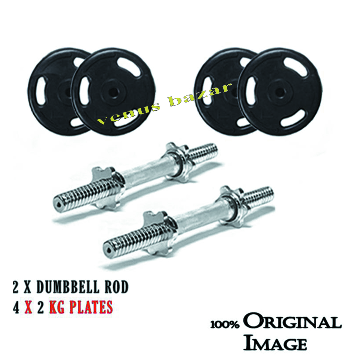 10kg Top Quality Original sound Proof Rubber Coated Plates Dumbbells ...